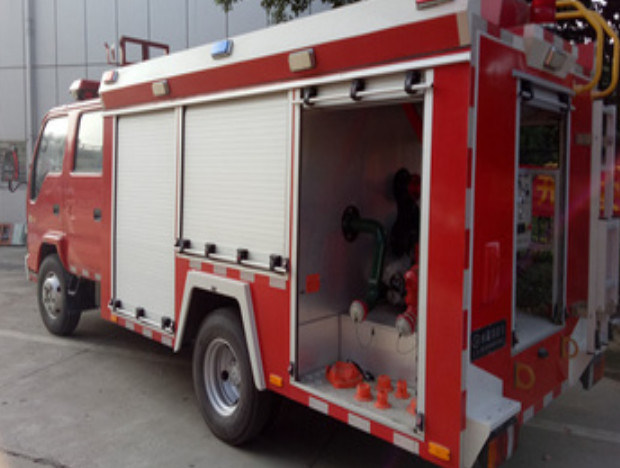 Emergency Demo Ladder Fire Rescue Truck Squad Truck Fire Department ...